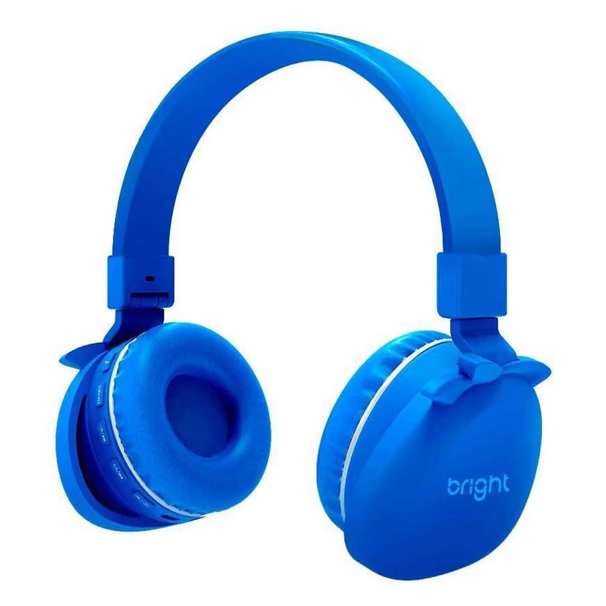 Headset Bright Bluetooth Super Blue Kids, Bluetooth 5.0, Haste ...