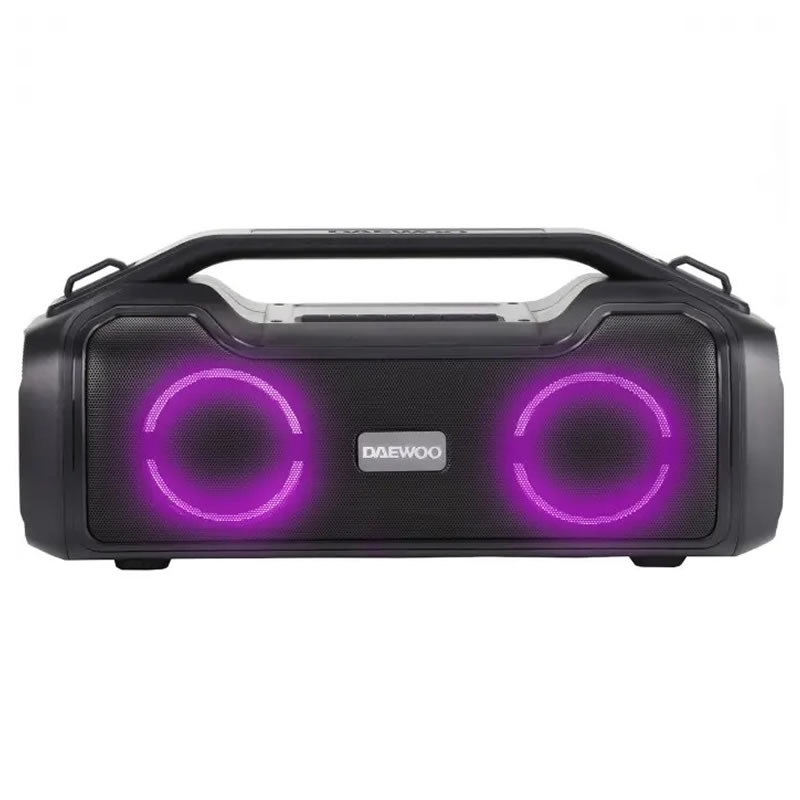 Caixa de Som Portatil Daewoo, Power Boombox 200, Bluetooth 5.0, 200W RMS, Preto - DW541 - Lognet ...