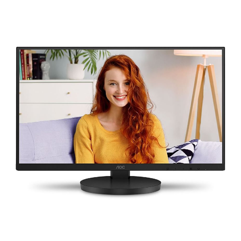 Monitor AOC 21.5" Full HD, 75Hz, 4ms, VGA/HDMI, Preto - 22B3HMF ...