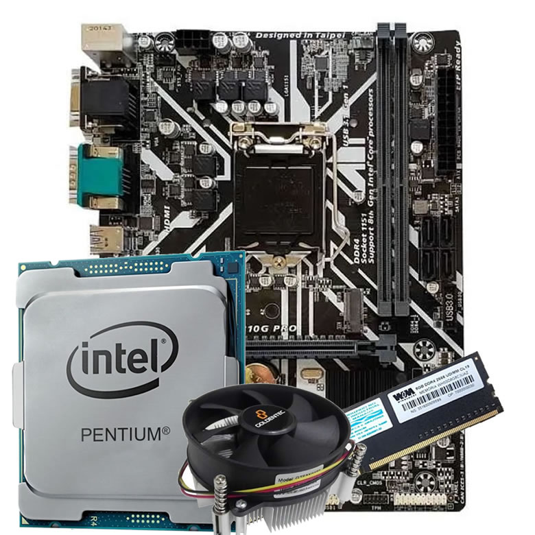 Kit Upgrade Processador 1151 Intel Celeron G4930 2MB 3.20ghz, Placa Mãe ... Kit Upgrade Processador 1151 Intel Celeron G4930 2MB 3.20ghz, Placa Mãe ...